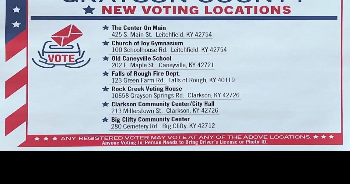 County announces new voting locations | Grayson County | messenger ...