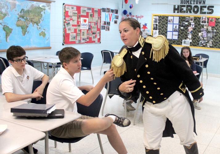 Commander Farrell comes home, shares career story with students | News ...