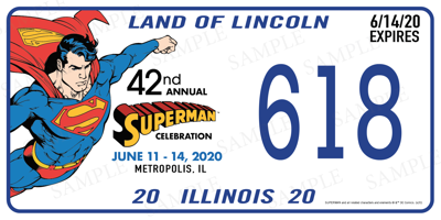 Superman license plates on sale | News | metropolisplanet.com