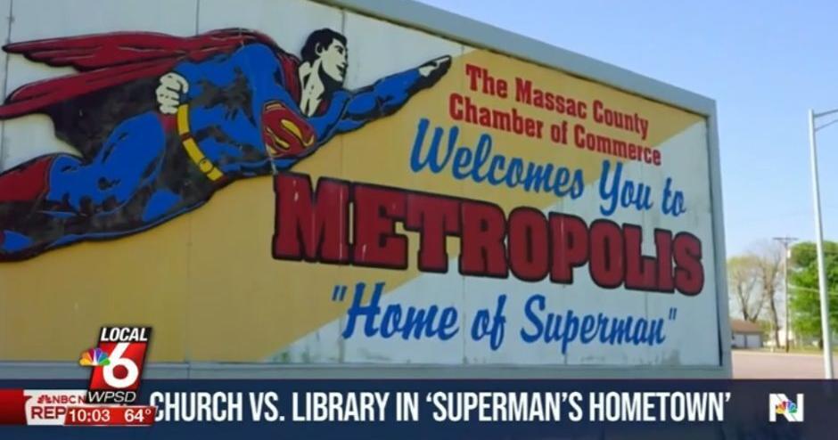 NBC spotlights Metropolis in public library controversy story | News ...