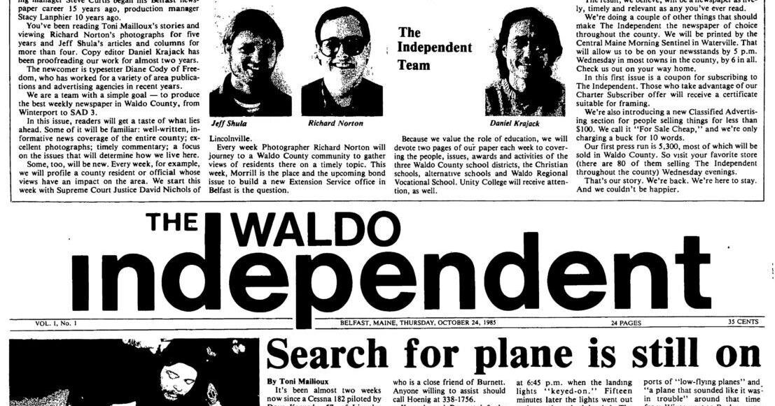 Waldo Independent digitized, available online | Waldo ...