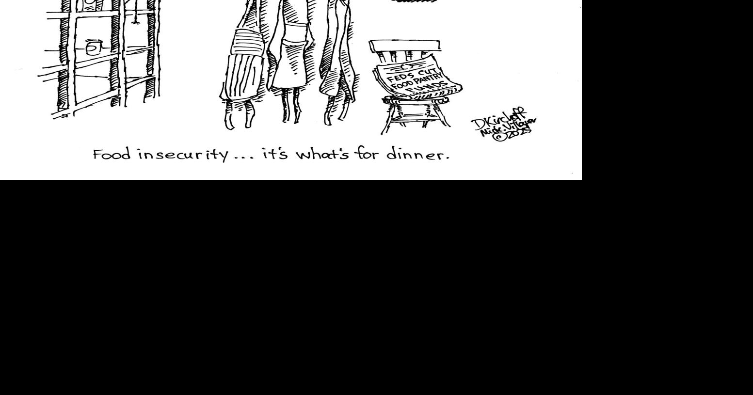 Food Insecurity | Political Cartoons | midcoastvillager.com