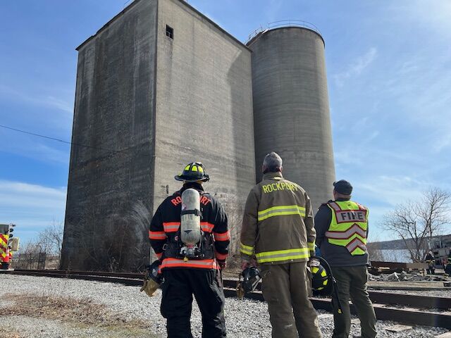 Fire Set in Abandoned Grain Silo in Rockland | Public Safety ...