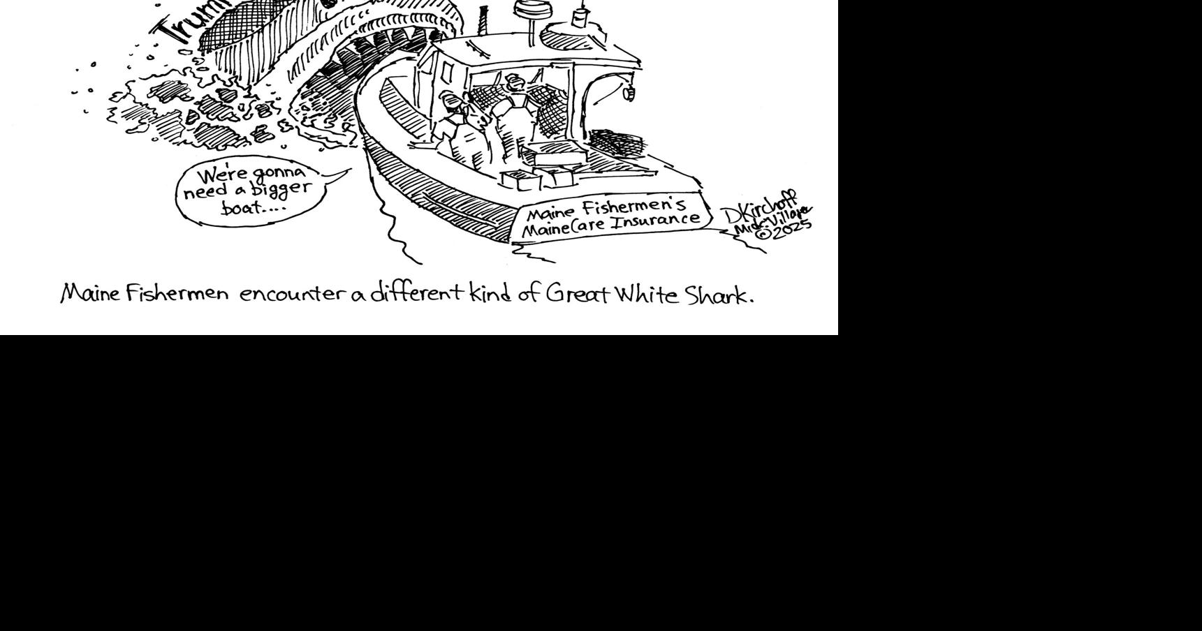 Bigger Boat | Political Cartoons | midcoastvillager.com