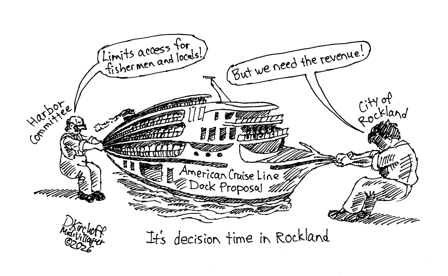 Cruise Ships | Political Cartoons | midcoastvillager.com