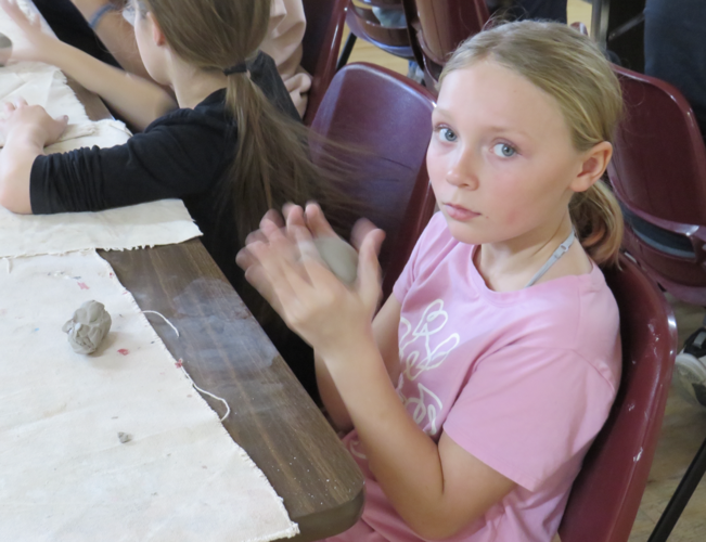 Learning to shape clay | | milescitystar.com