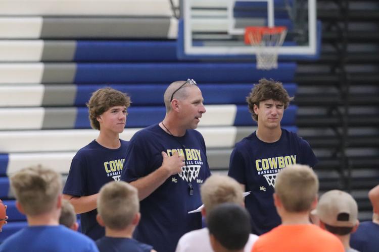 Custer County District High School Cowboys basketball players focus on ...