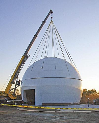New dome to protect air defense radar in place at Dam Neck | News ...