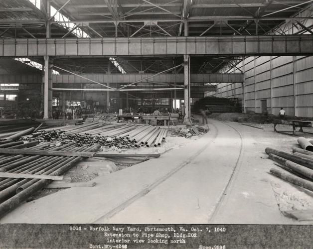 Our Yard History: The Pipe and Steel Plate Shop, Building 202 ...