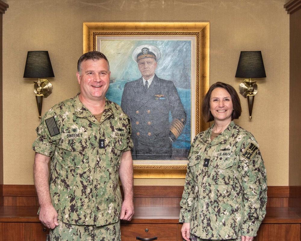 Carrier Strike Group 11 holds underway change of command ceremony ...