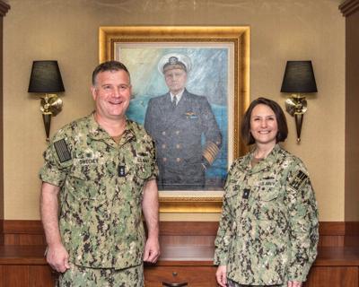 Carrier Strike Group 11 holds underway change of command ceremony ...