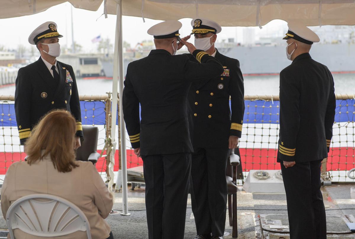 USS Oscar Austin (DDG 79) holds change of command ceremony | News ...