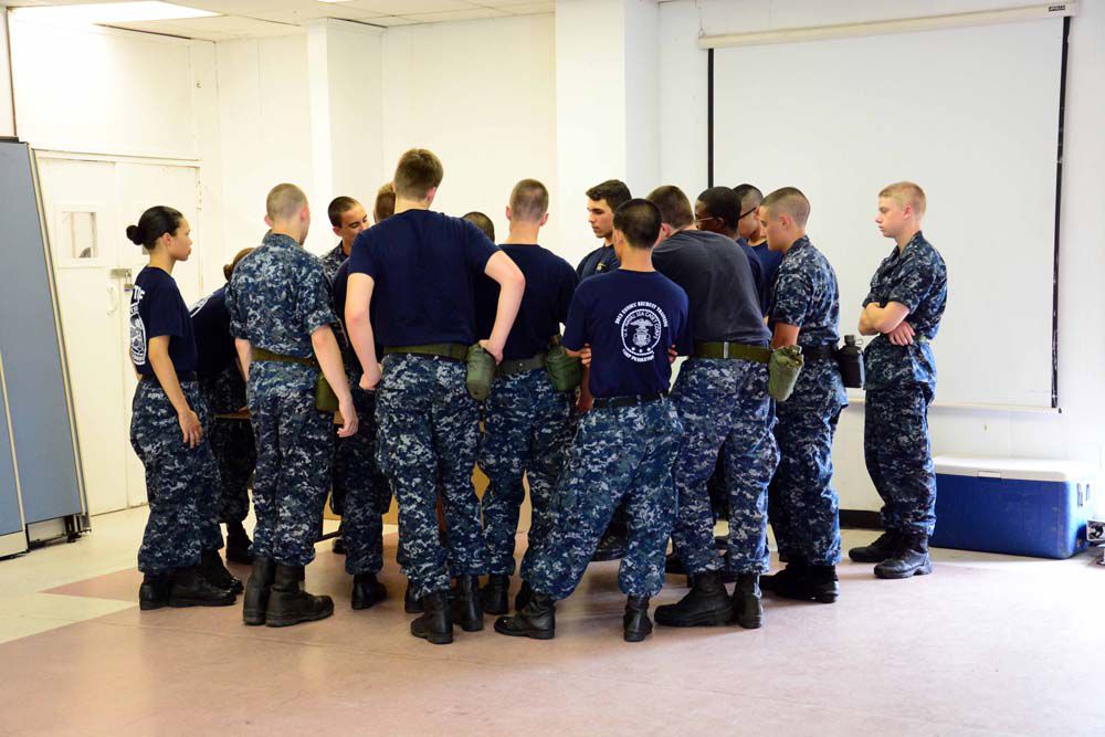 Sea Cadets complete training with Oceana Security Department | Oceana ...