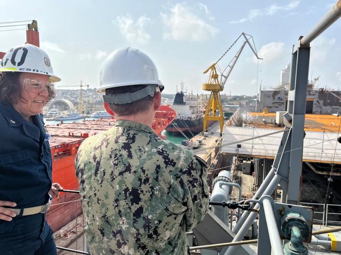 USS Hershel “Woody” Williams hosts MSCEURAF during Malta maintenance ...