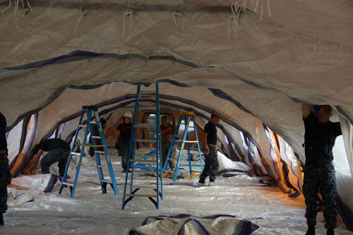 Navy evaluates collective protection in Expeditionary Medical Facility ...