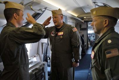 VP-16 holds in-flight change of command | Quarterdeck | militarynews.com