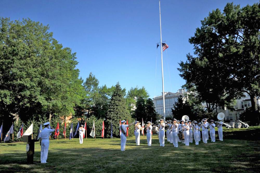 Morning and evening colors — A timed-honored military tradition ...