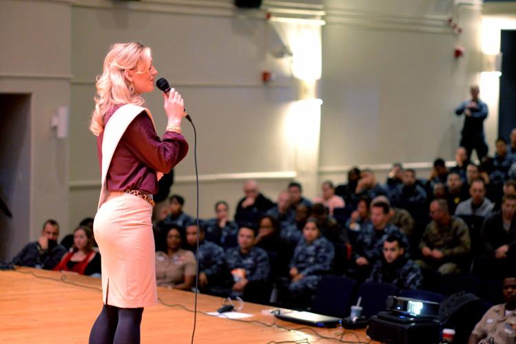 Miss Virginia speaks at FRCMA Oceana’s safety stand down | News ...