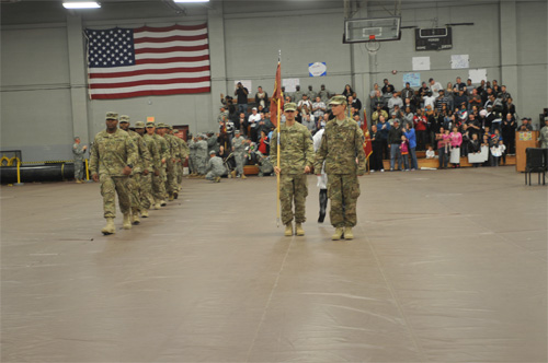 155th Inland Cargo Transfer Company Soldiers return from deployment to ...