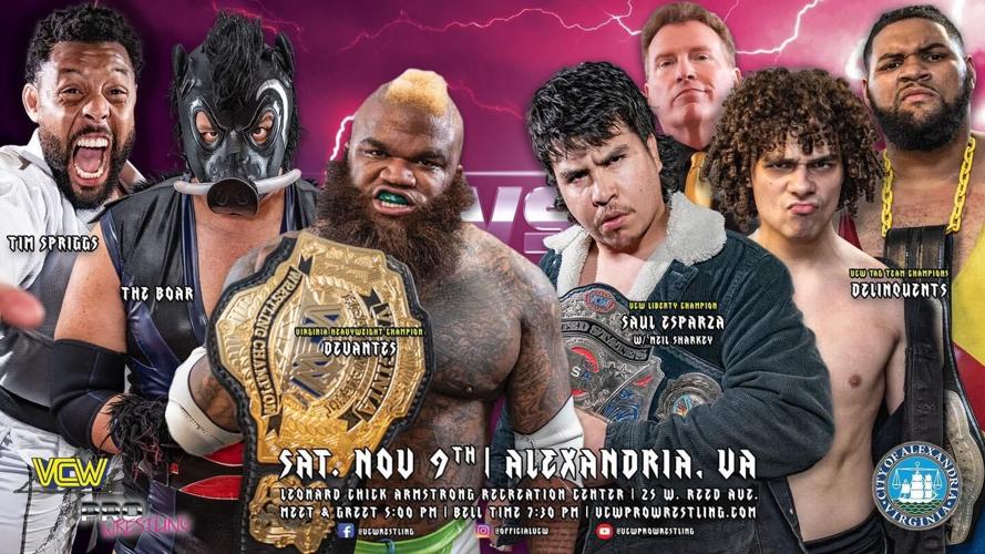 Virginia Championship Wrestling returns to Alexandria, Va. November 9th ...