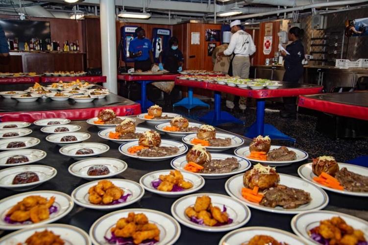 A culinary competition aboard the USS Harry S. Truman boosts morale ...