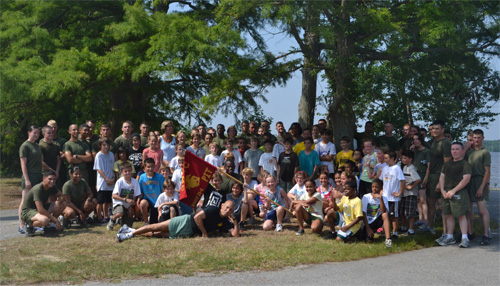 NMITC hosts students for beach run | News | militarynews.com