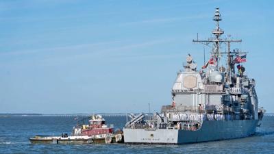 USS Leyte Gulf returns home from deployment | Quarterdeck ...