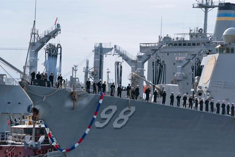 USS Forrest Sherman returns to Naval Station Norfolk following 7-month ...