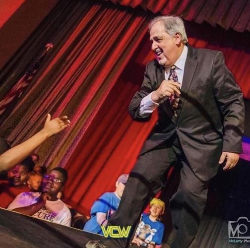 WWE Hall of Fame legends John Bradshaw Layfield and Gerald Brisco in ...