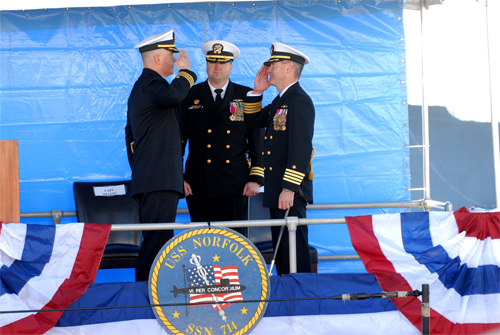 Norfolk’s namesake ship changes command | Change Of Command ...