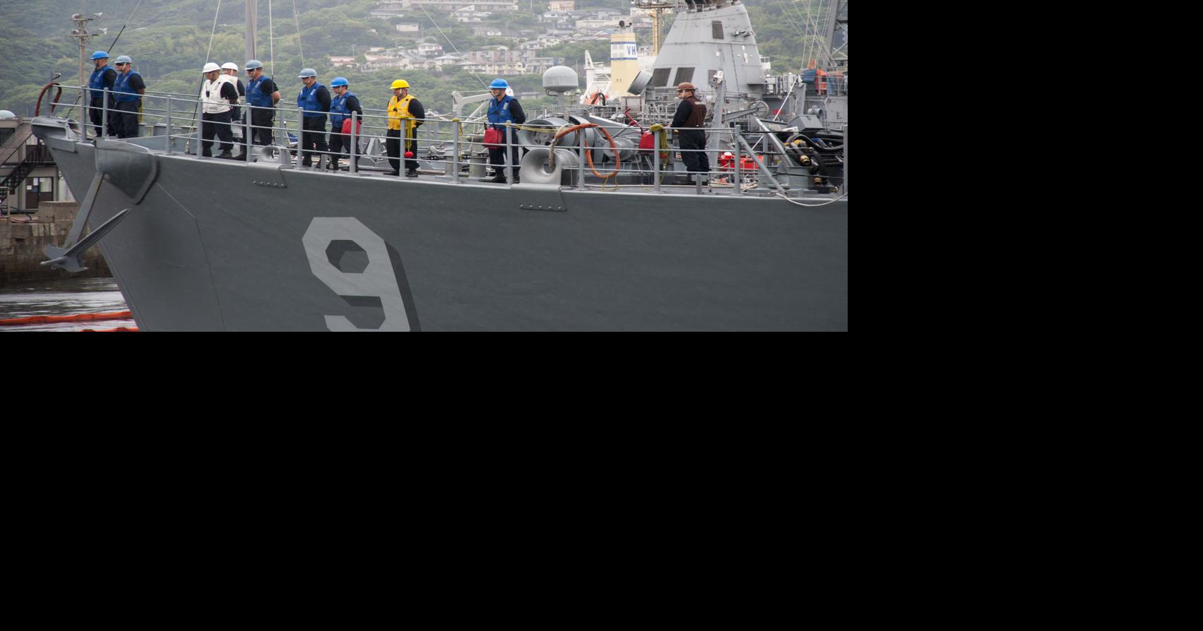 USS Richard E. Byrd, USS Pioneer conduct astern replenishment-at-sea ...