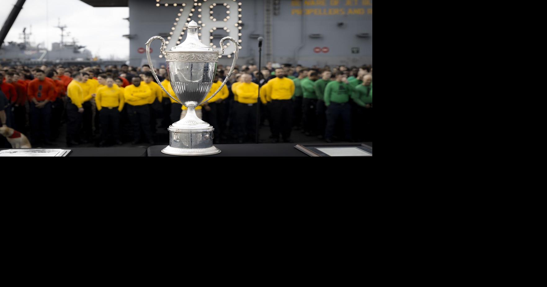 Best in the Fleet: USS Gerald R. Ford wins the 2024 Battenberg Cup ...