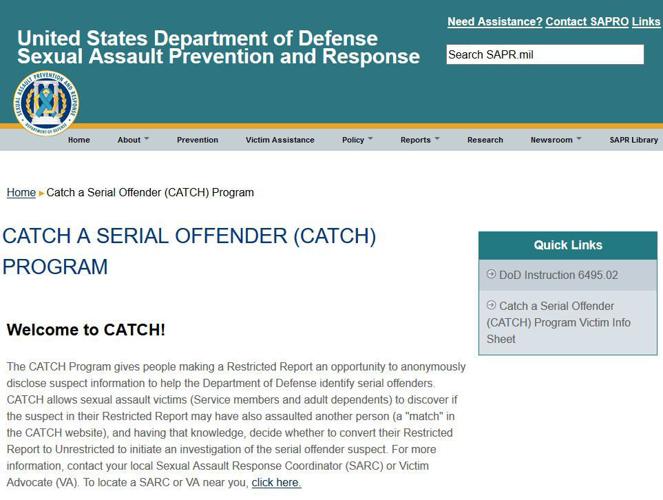 New DOD program leaves sexual predators nowhere to hide | Peninsula ...