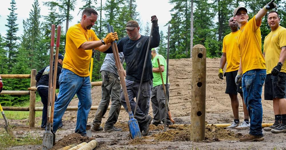 Navy Reservists show hard work and team building during community ...