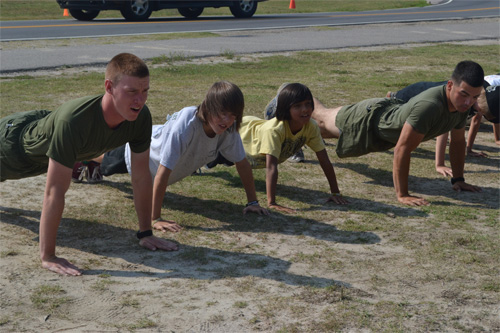 NMITC hosts students for beach run | News | militarynews.com