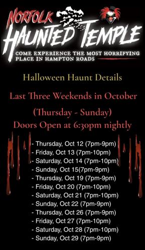 The Norfolk Haunted Temple returns with a vengeance the last three ...