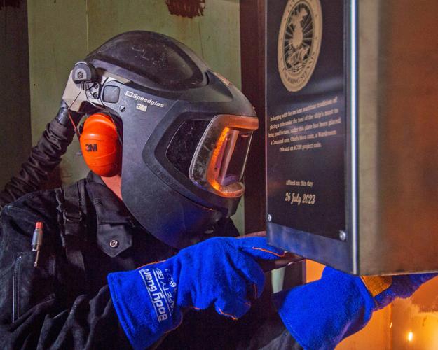 Rooted in maritime history: Stennis holds mast stepping ceremony | Top ...