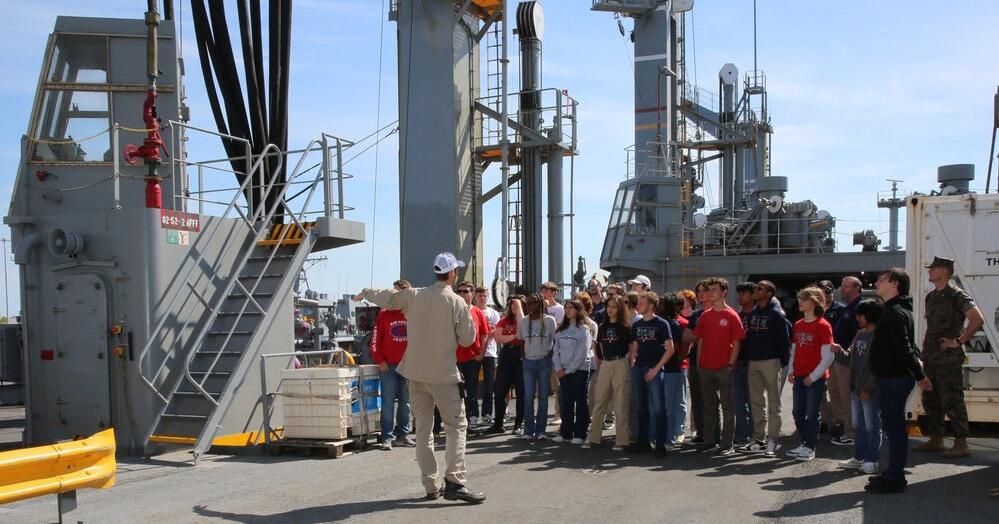 The Governor’s STEM Academy tour’s MSC Ship | Quarterdeck ...