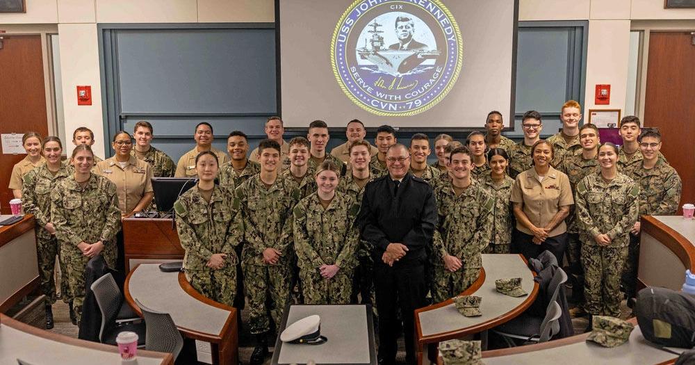 PCU John F. Kennedy (CVN 79) Sailors engage with Boston community ...