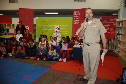 Camp Allen Elementary School receives library makeover | Top Stories ...