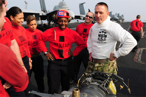 CNO, MCPON visit Ike | Top Stories | militarynews.com