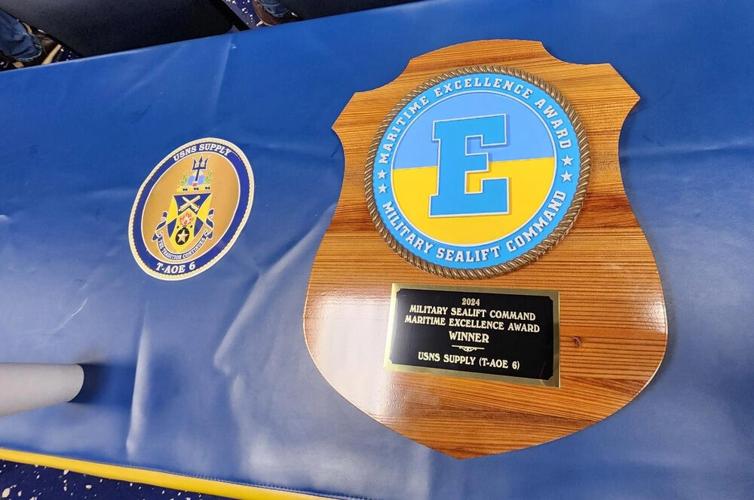 Fast combat support vessel receives its first MSC Maritime “E” award ...