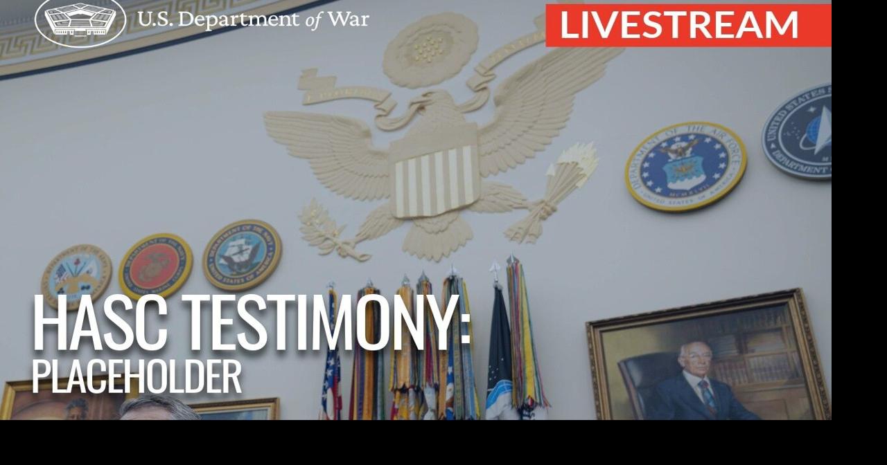 Secretary Hegseth, Chairman Caine & PDO OUSW-CFO Hurst Testify Before ...