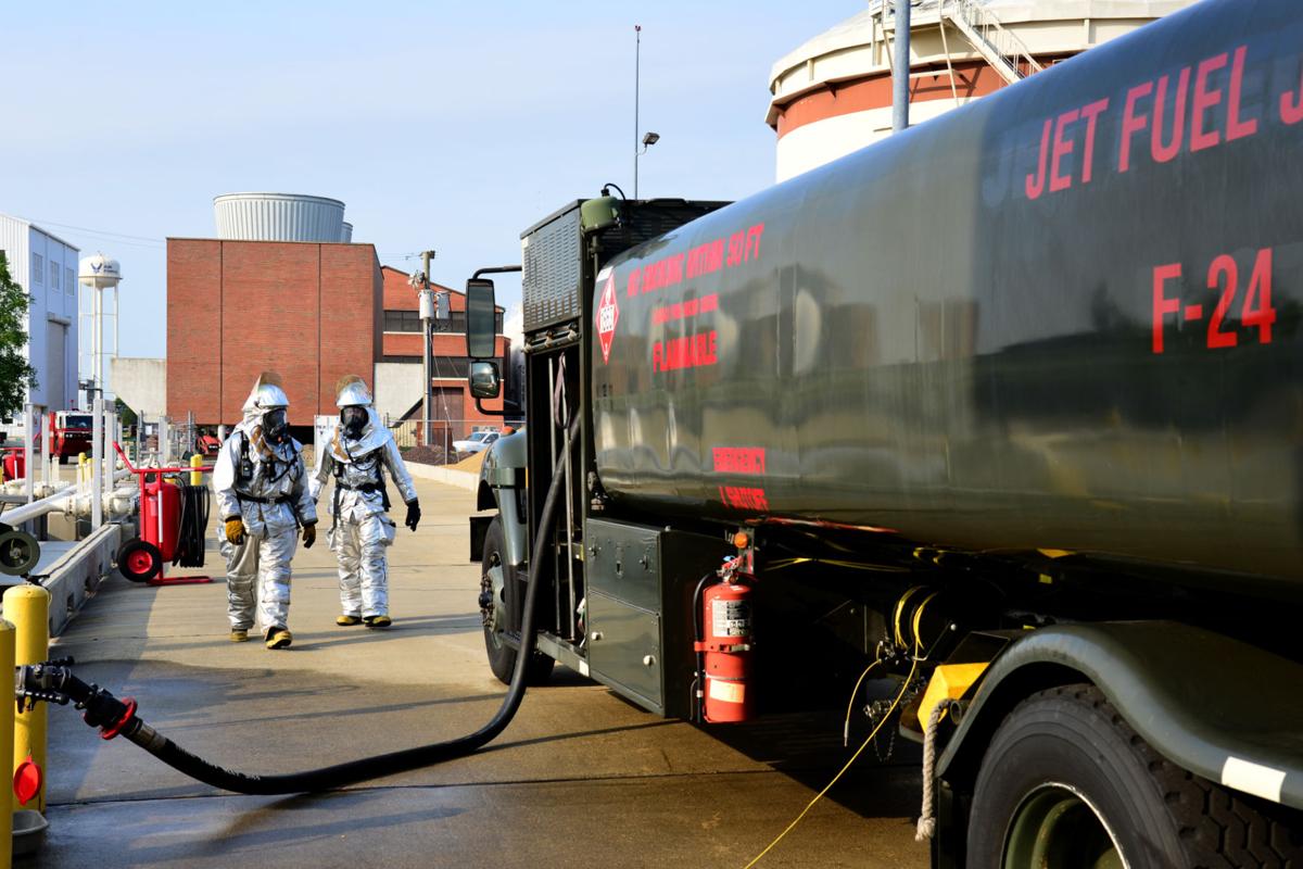 633rd LRS, CES Airmen participate in fuel spill exercise | Photos ...