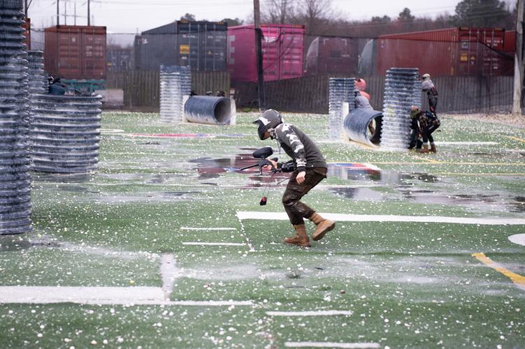 Sailors get colorful at MWR sponsored Command Paintball Color Battle ...