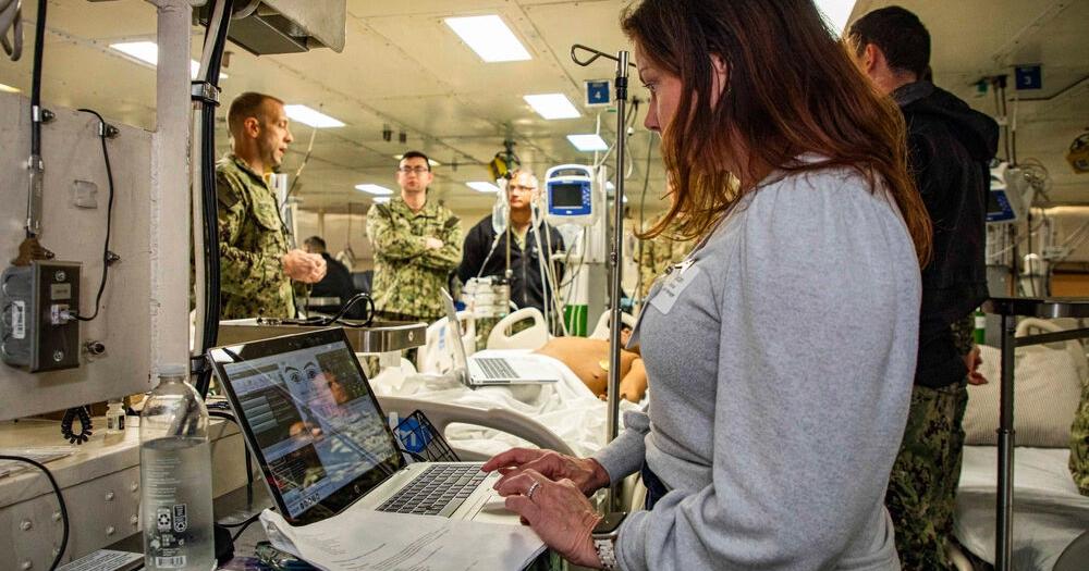 Cutting teeth on triage and tactical combat casualty care aboard USS ...