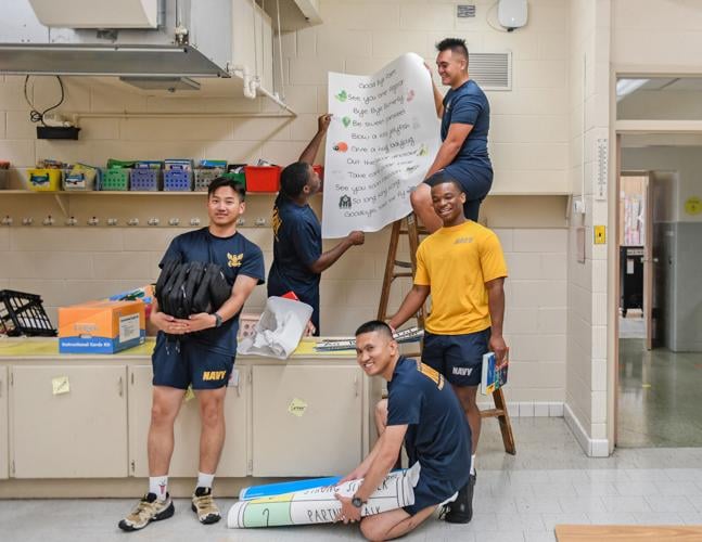 Sailors return to assist Norfolk Public Schools in “Servicing Our ...