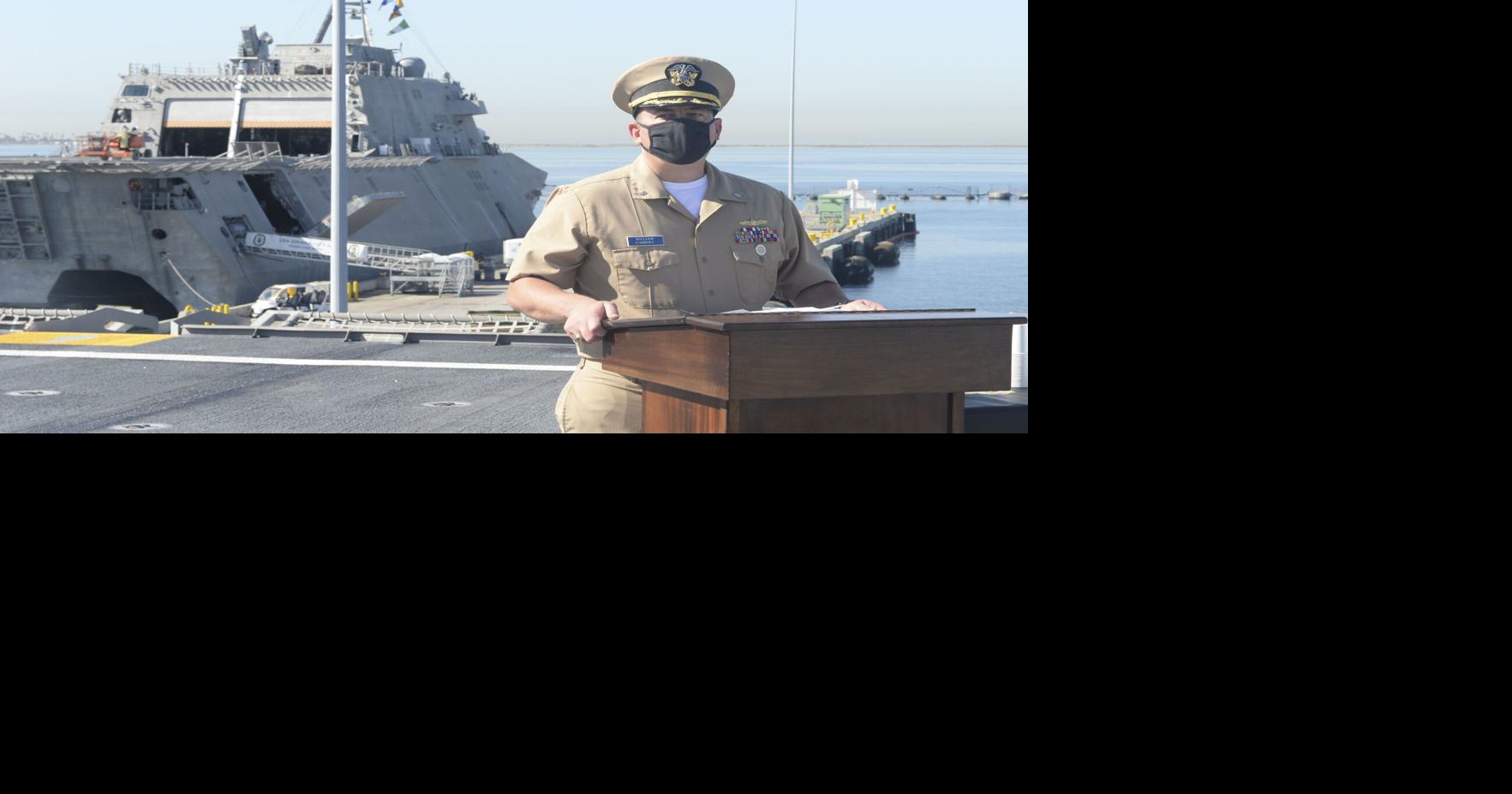 USS Oakland (LCS 24) Gold Crew holds Assumption of Command Ceremony ...