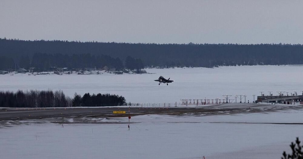 U.S. Marine Corps aircraft and personnel conduct distributed aviation ...