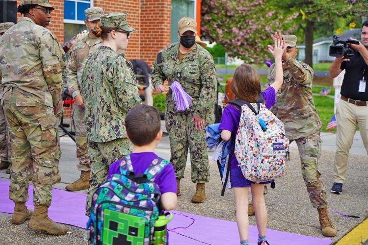 Shelton Park Elementary celebrates Purple Up Day | Top Stories ...